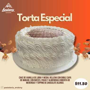 Torta Especial 1Lb – Presentes en tus mejores momentos…