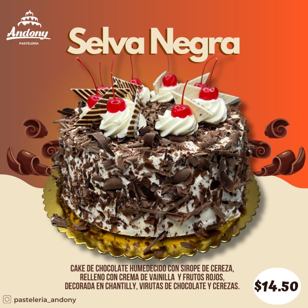 Torta Selva Negra – Presentes en tus mejores momentos…